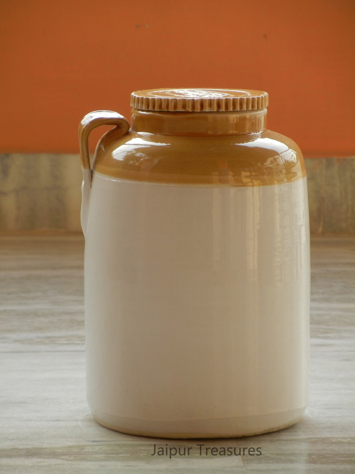 Ceramic Handmade Indian Pickle Jar Achaar Barni Container - Etsy