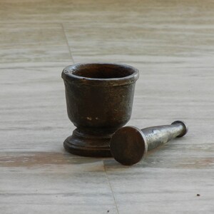 Vintage Old Iron Mortar and Pestel, Okhal, Moosal, Moosali, Traditional ...