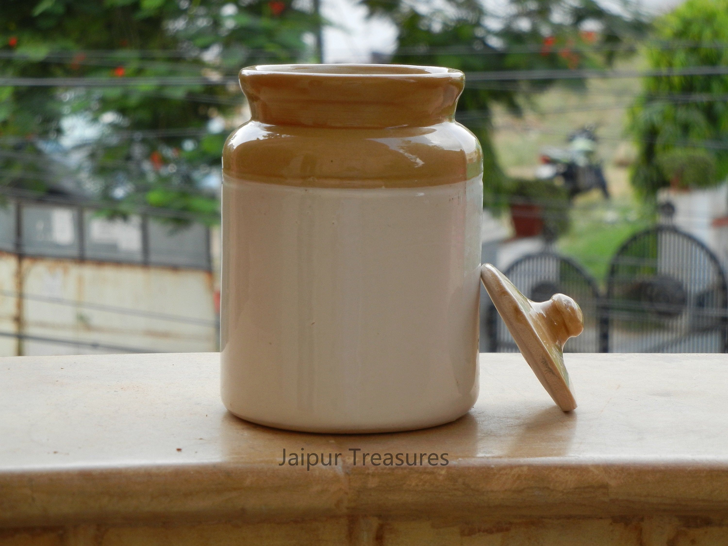 Ceramic Handmade Indian Pickle Jar Achaar Barni Container - Etsy Canada