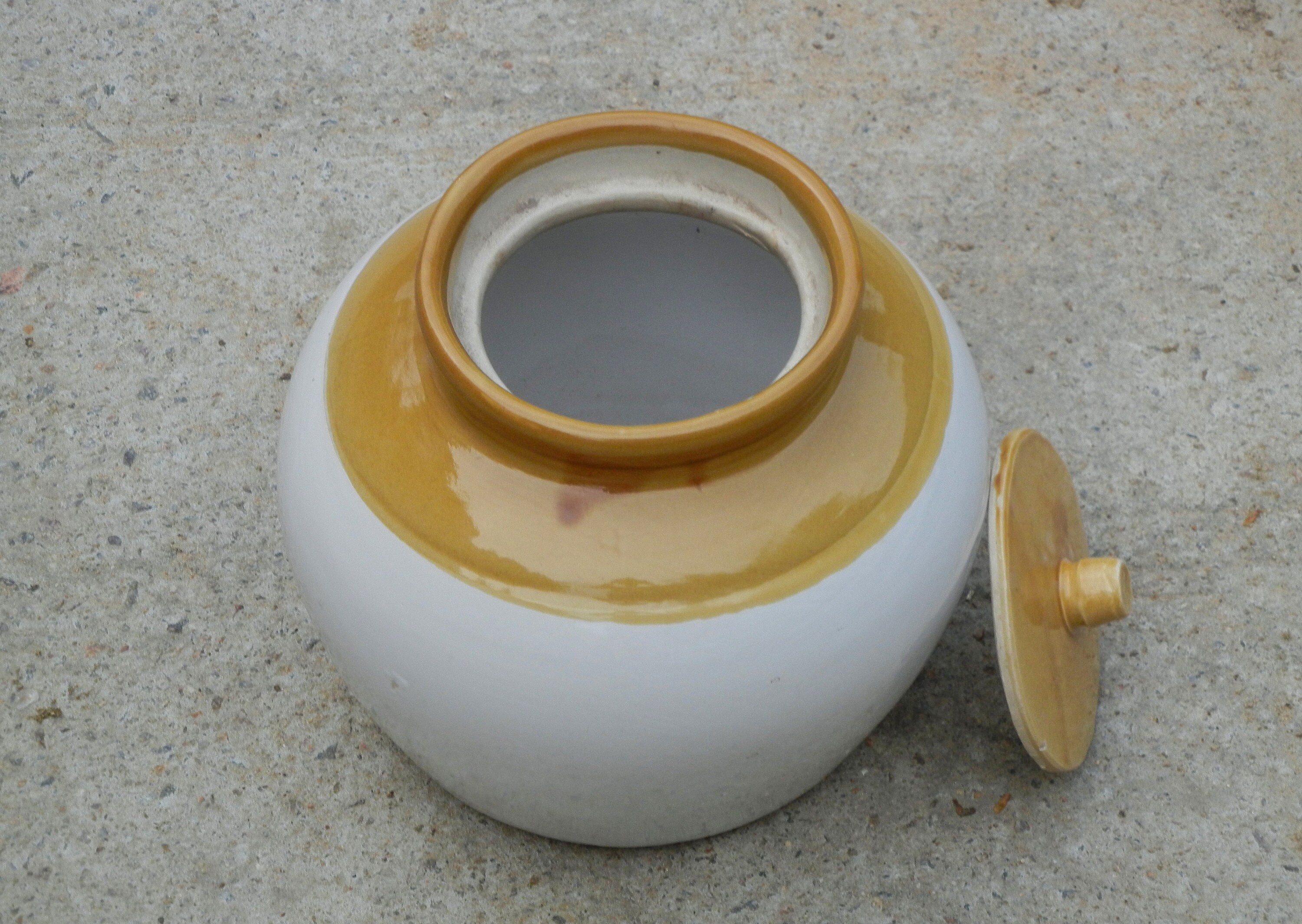 Ceramic Round Pickle Jar Achaar Barni Container Canister - Etsy