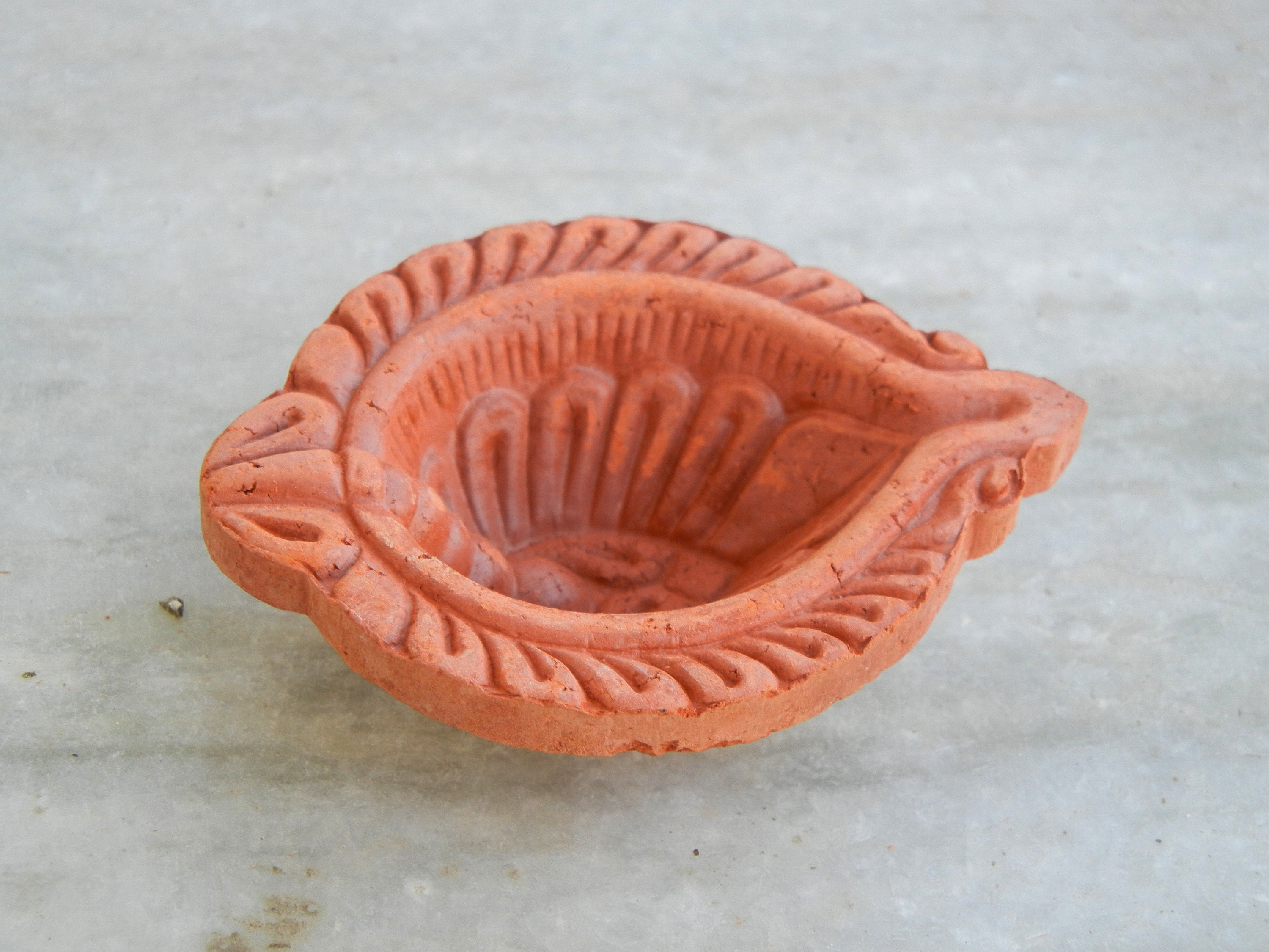 Clay Diya Pot Diwali Diya Clay Oil Lamp Indian Diya Wick - Etsy