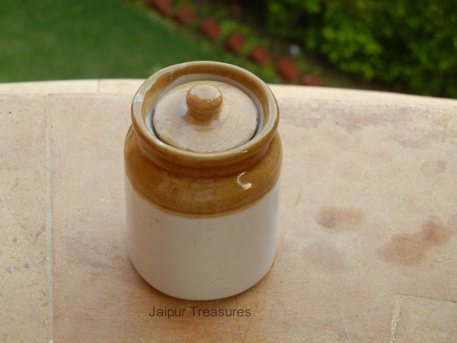 Ceramic Handmade Indian Pickle Jar Achaar Barni Container - Etsy