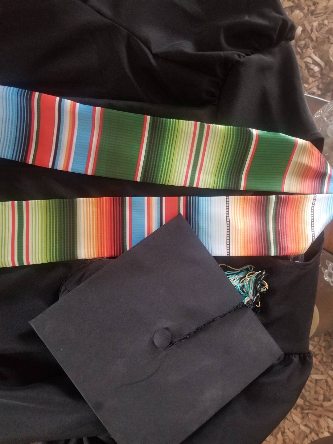 Mexican Zarape Graduation Sash. Silk | Etsy