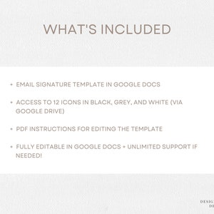Clickable Professional Email Signature Template for Gmail and Outlook ...