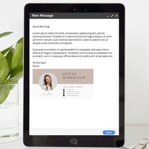Editable Professional Email Signature Template for Gmail and Outlook ...