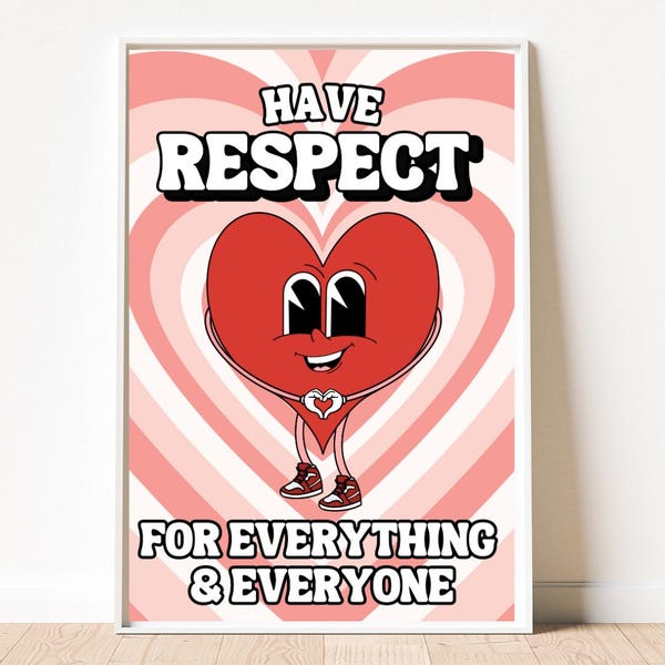 Respect Poster - Etsy