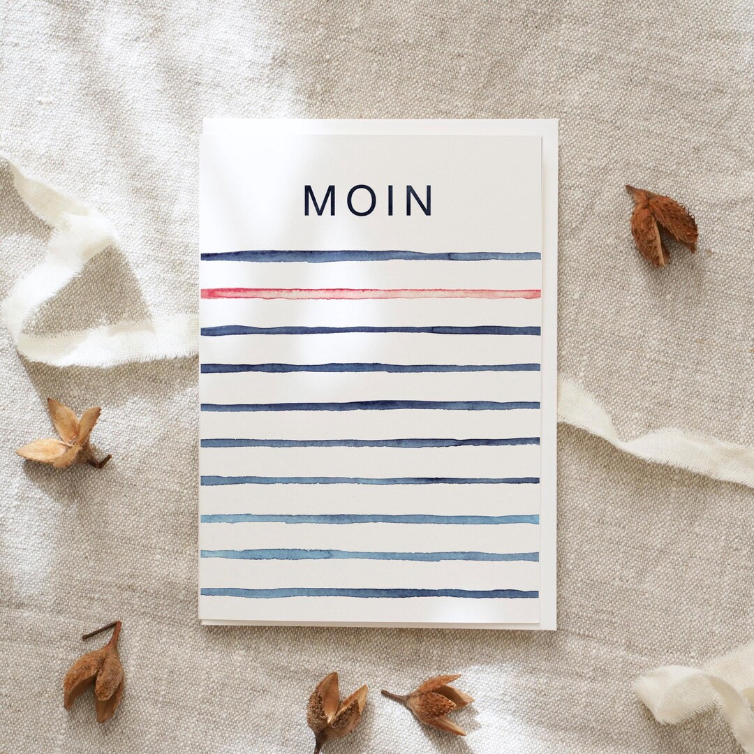 Greeting Card Moin - Etsy