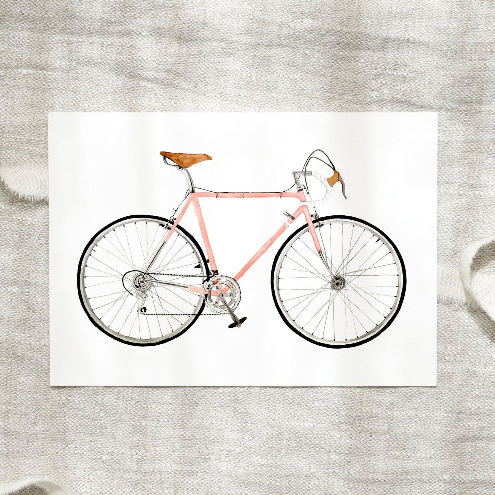 Postcard A6 | Bicycle Love | Card Bicycle Postcard Bicycle Gift Picture ...