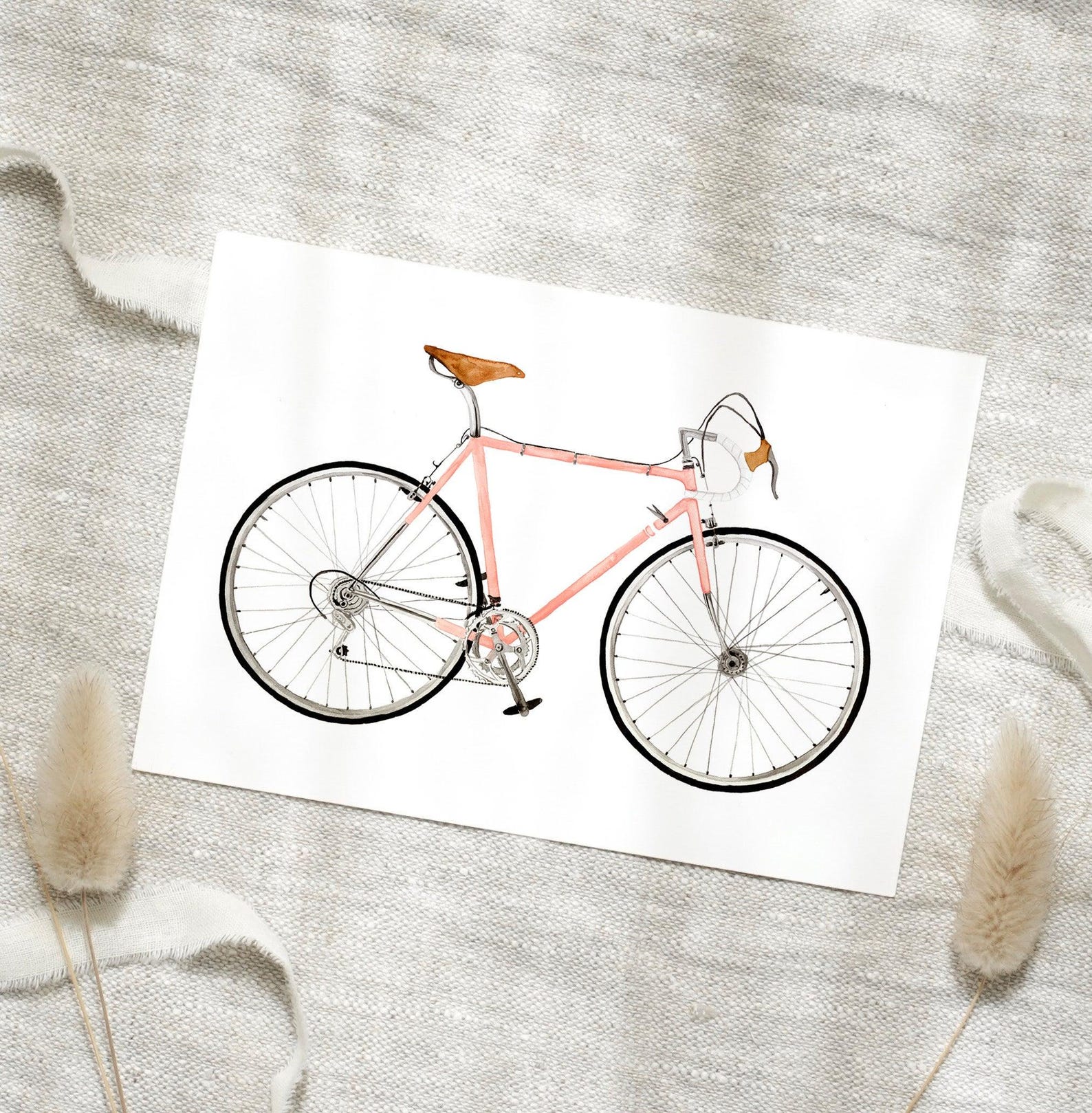 Postcard A6 | Bicycle Love | Card Bicycle Postcard Bicycle Gift Picture ...