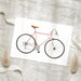 Postcard A6 | Bicycle Love | Card Bicycle Postcard Bicycle Gift Picture ...