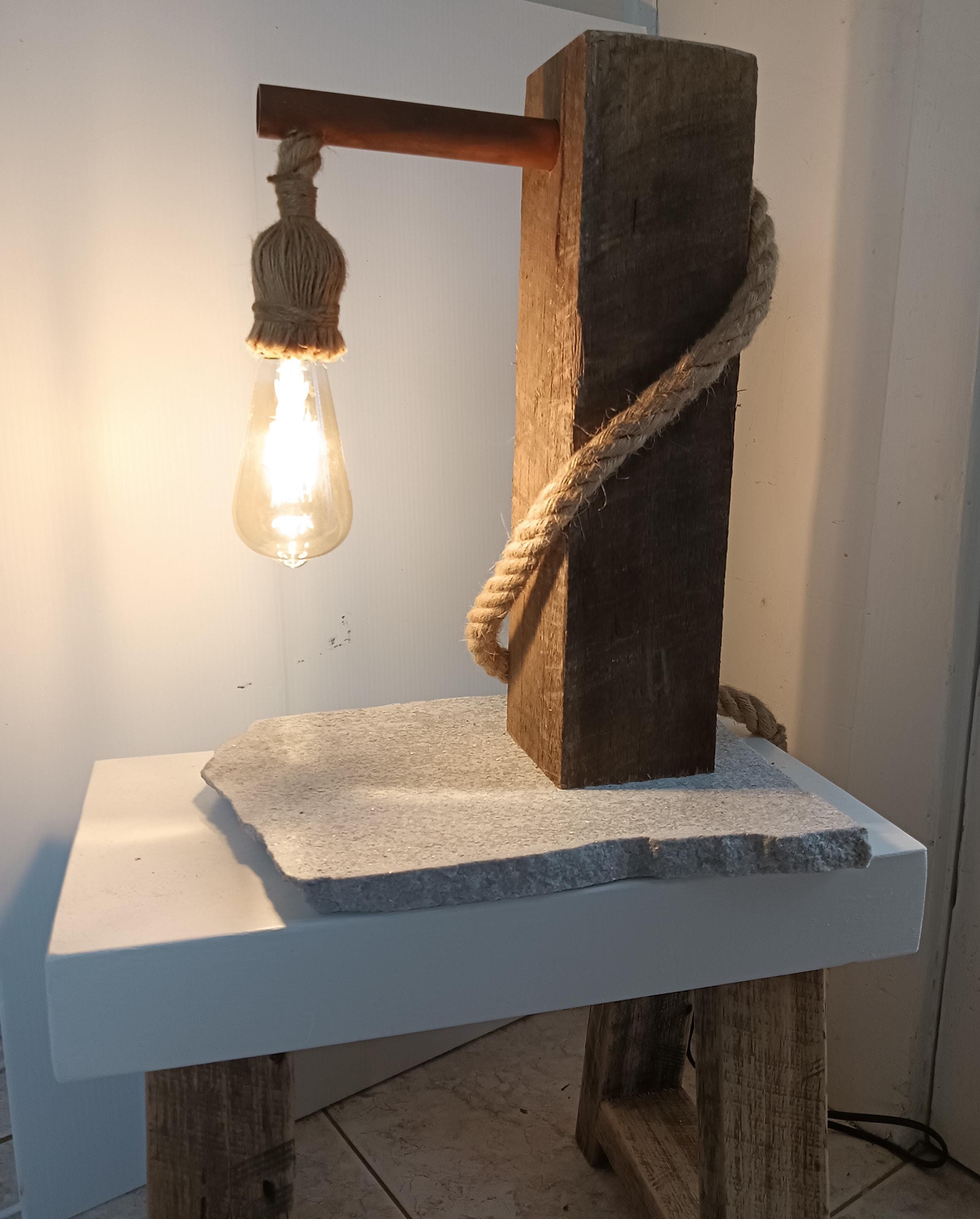 Timber Post Lamp - Etsy