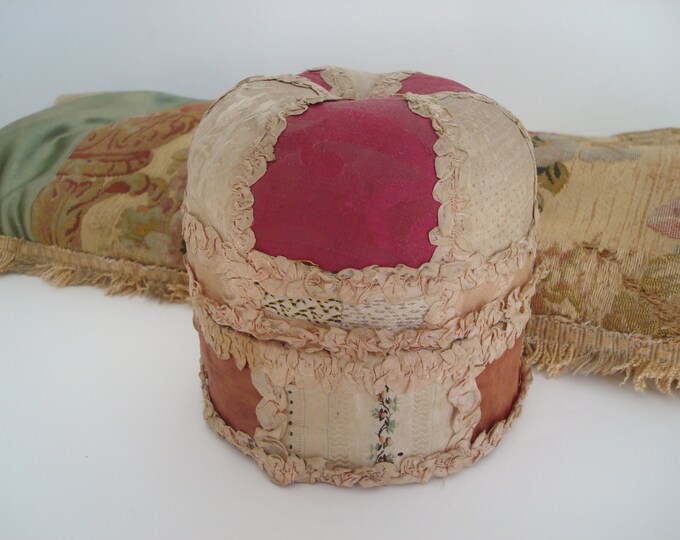Rare Antique Silk Sewing Box 18th Century - Pincushion - Etsy