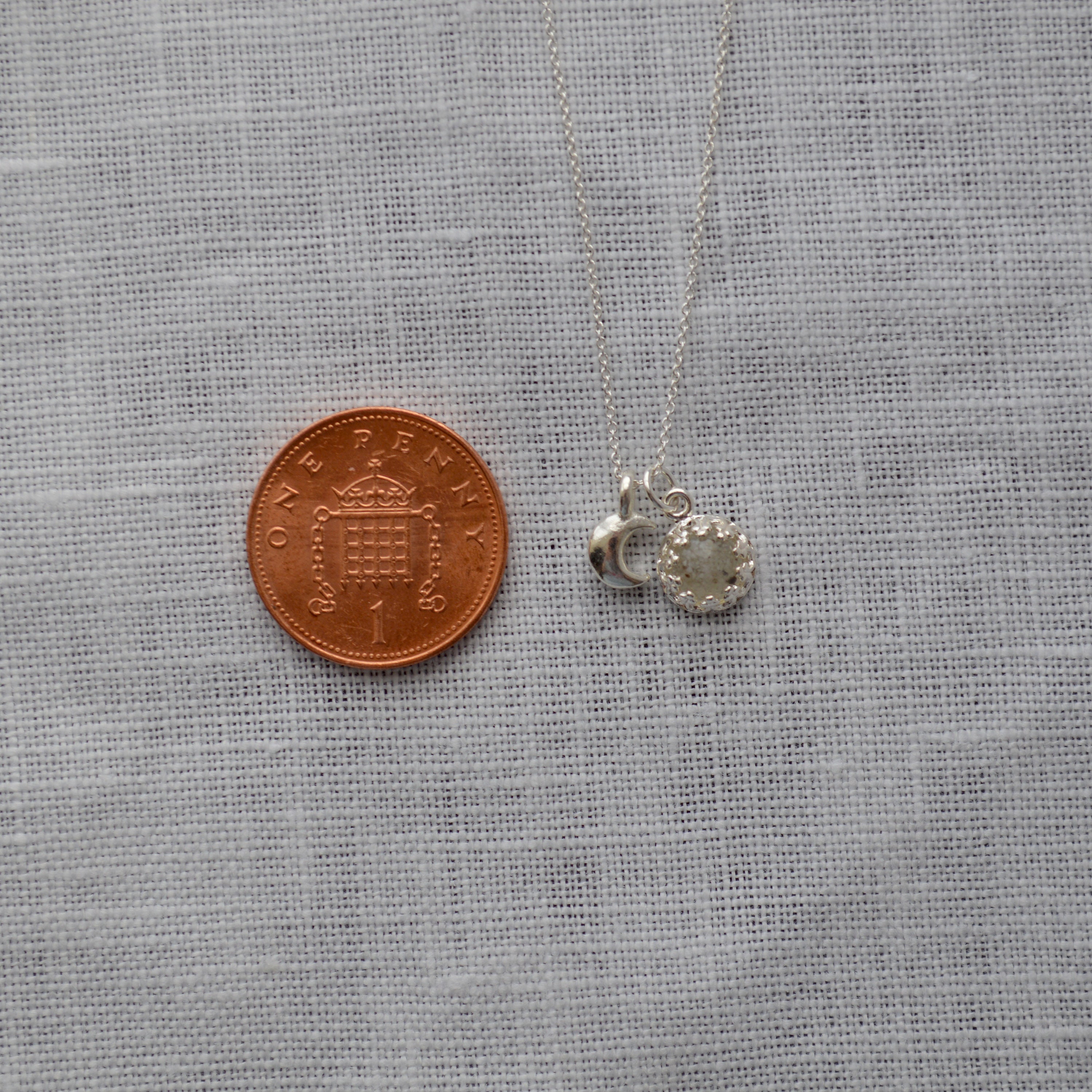 Genuine Real Moon Dust Princess Necklace 925. Sterling | Etsy