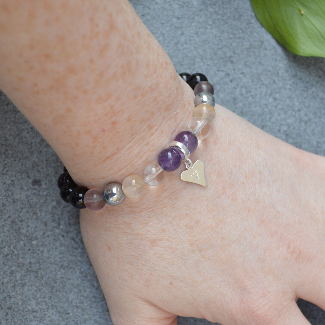 Bullying Support Bracelet- Crystal Healing Bracelet- Custom Bracelet ...
