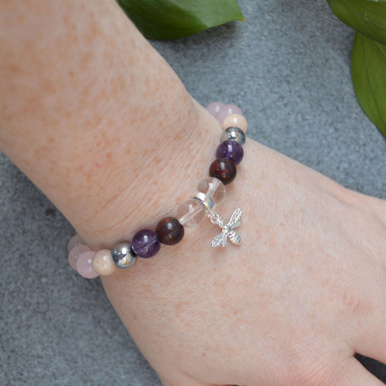 Weight Loss Support Bracelet Crystal Healing Bracelet Custom - Etsy