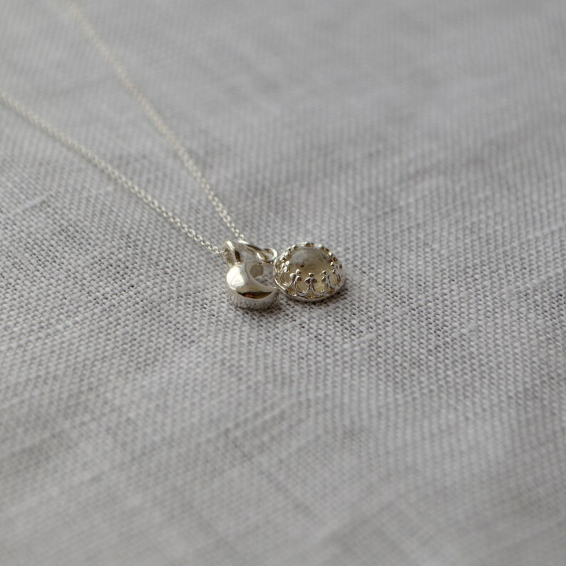 Genuine Real Moon Dust Princess Necklace - 925. Sterling Silver - Moon ...