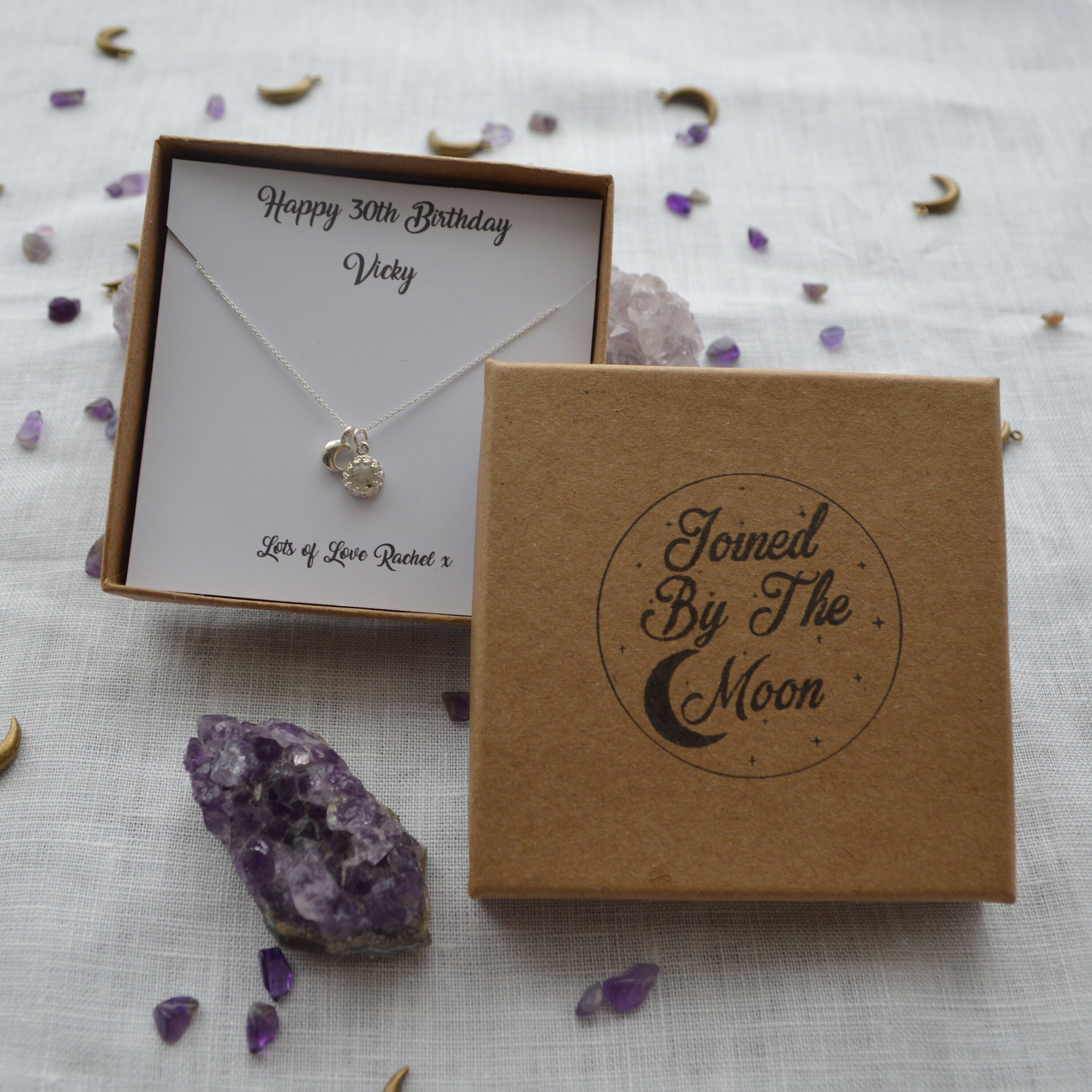 Genuine Real Moon Dust Necklace 925. Sterling Silver Moon - Etsy España