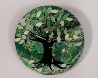Hand Painted Pendulum Clock - Etsy
