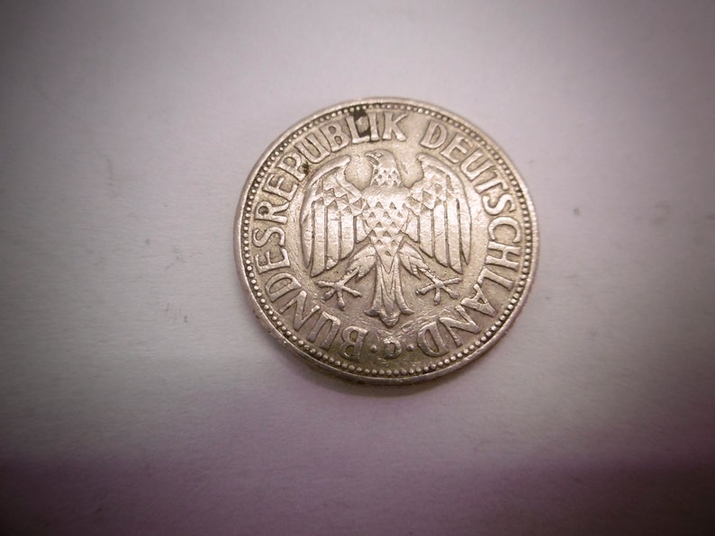 1 Mark BRD 1950 D - Etsy.de