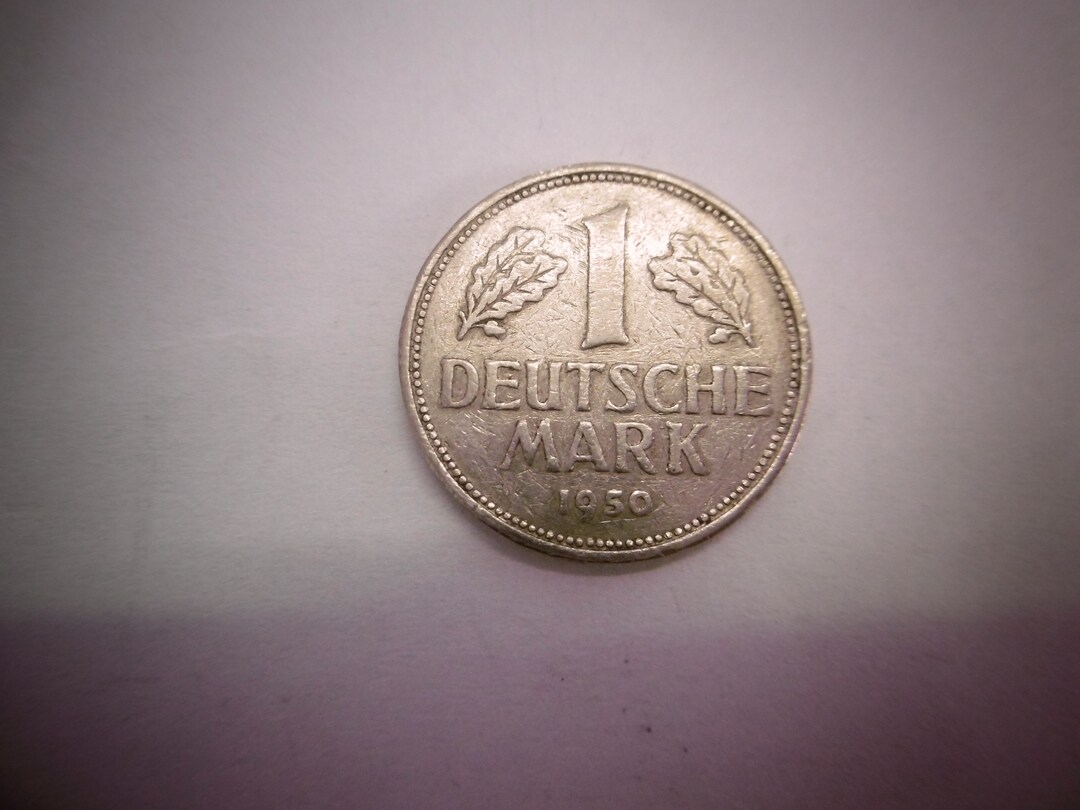 1 Mark BRD 1950 D - Etsy.de