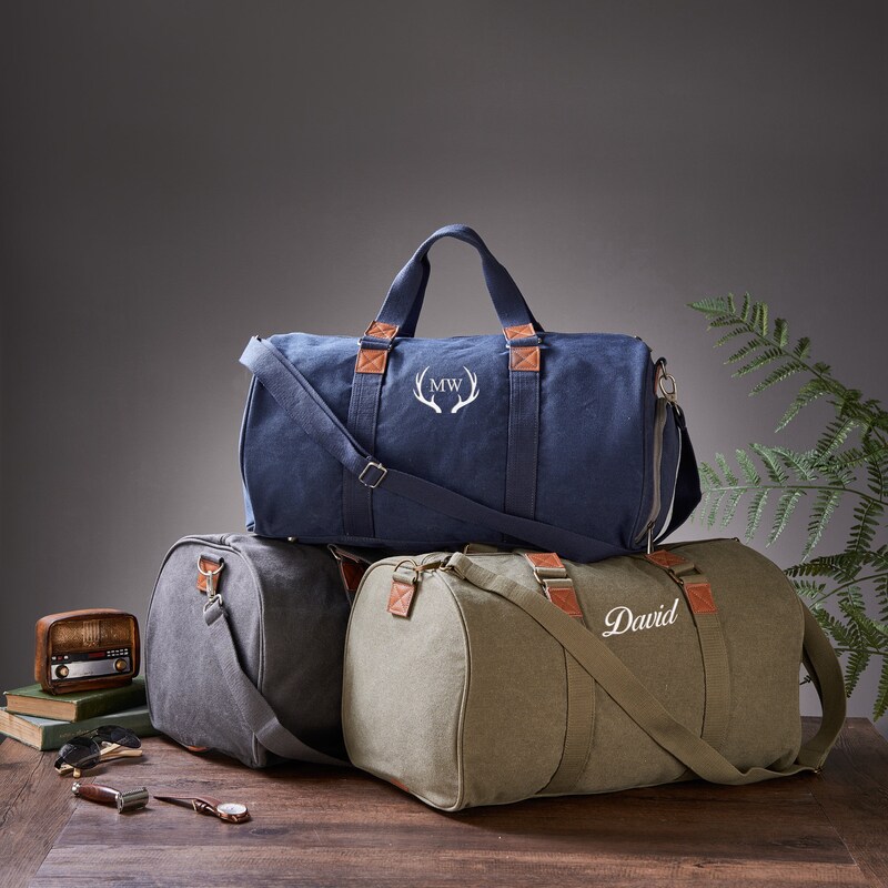 Canvas Duffle Bag - Etsy