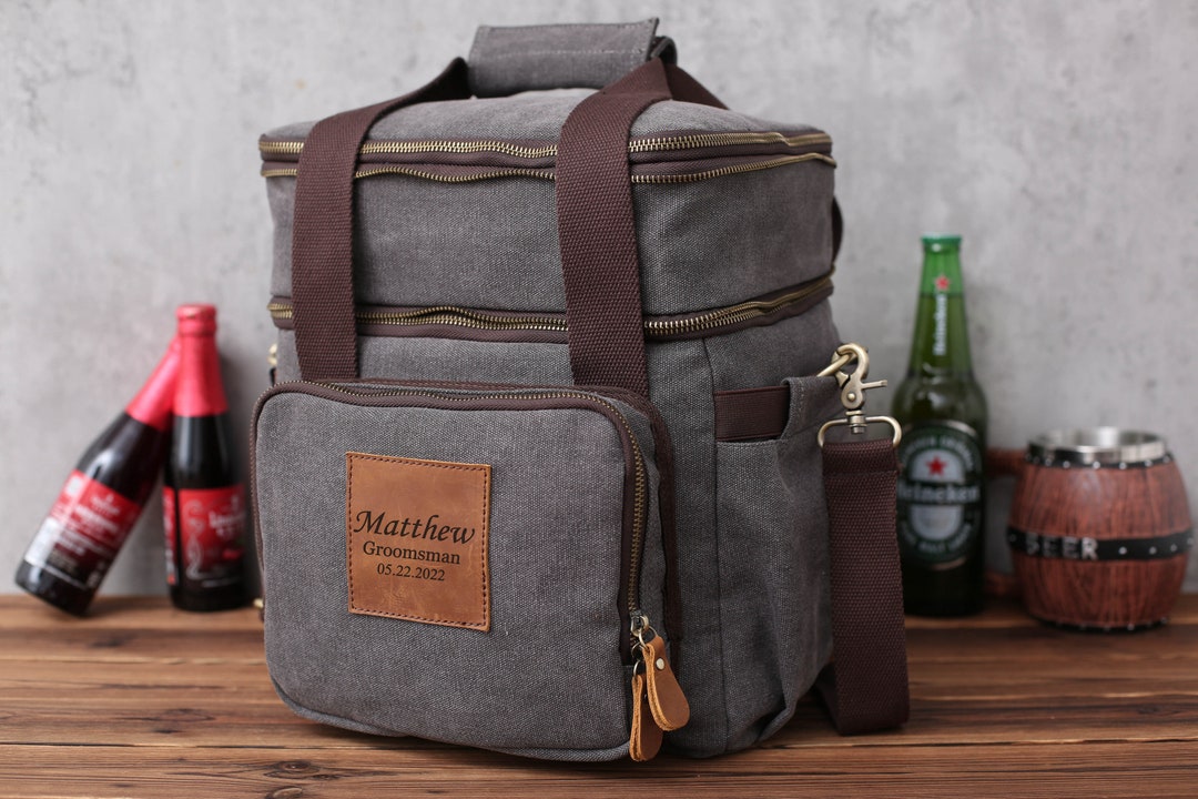 Personalized Groomsmen Cooler, Custom Cooler Bag, Monogrammed Cooler ...