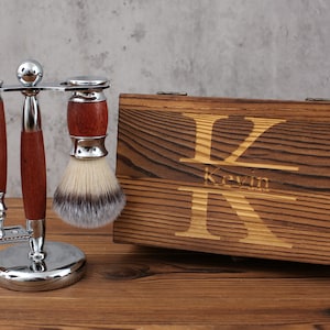 Personalized Groomsmen Gift, Men's Shaving Kits, Travel Shaving Sets ...