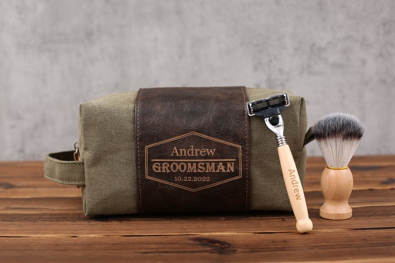 Mens Toiletry Bag Personalized Custom Gift for Men Toiletry - Etsy