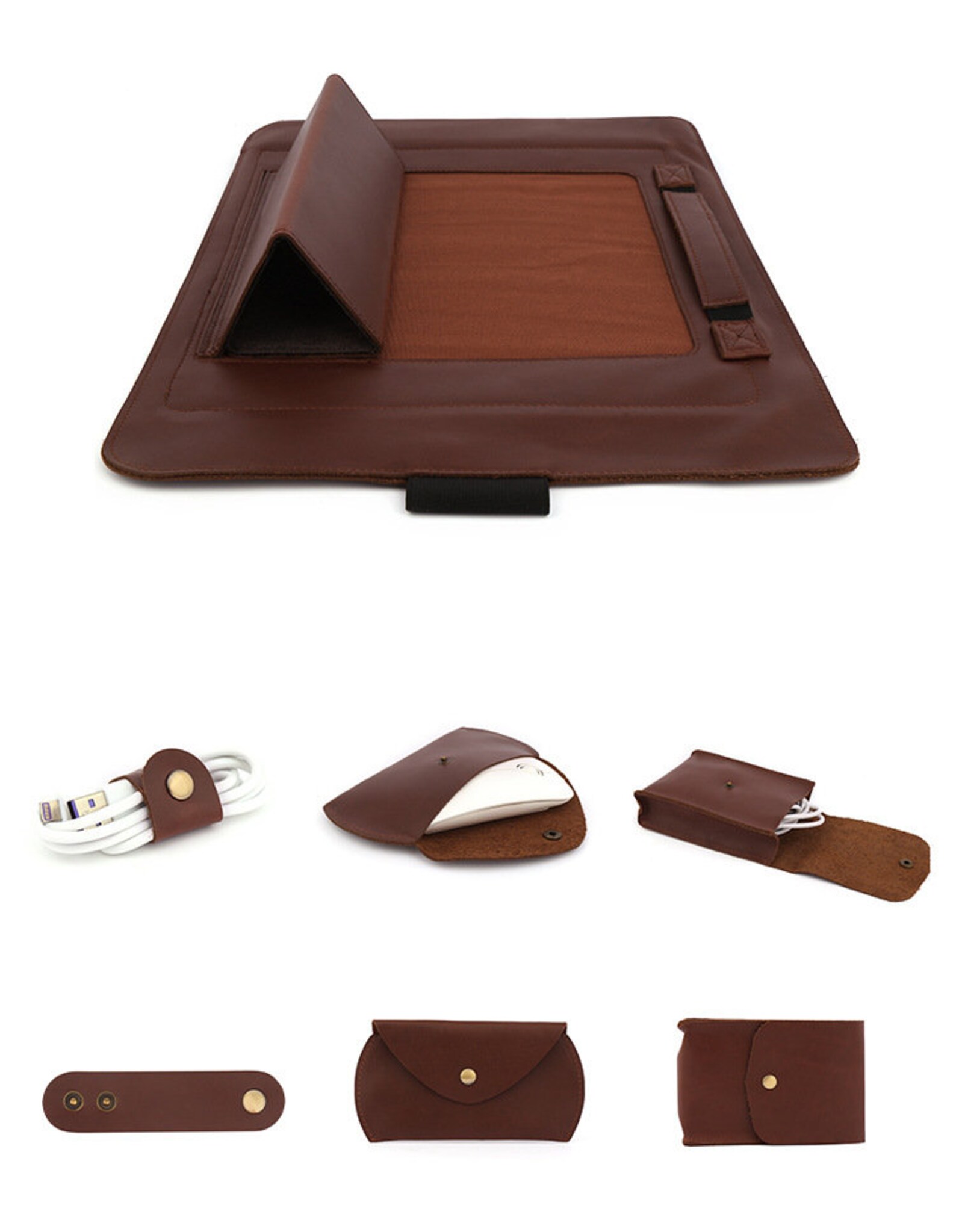 Multi-function Laptop Case Stand Set of 5|laptop Sleeve/cover/bag/desk ...