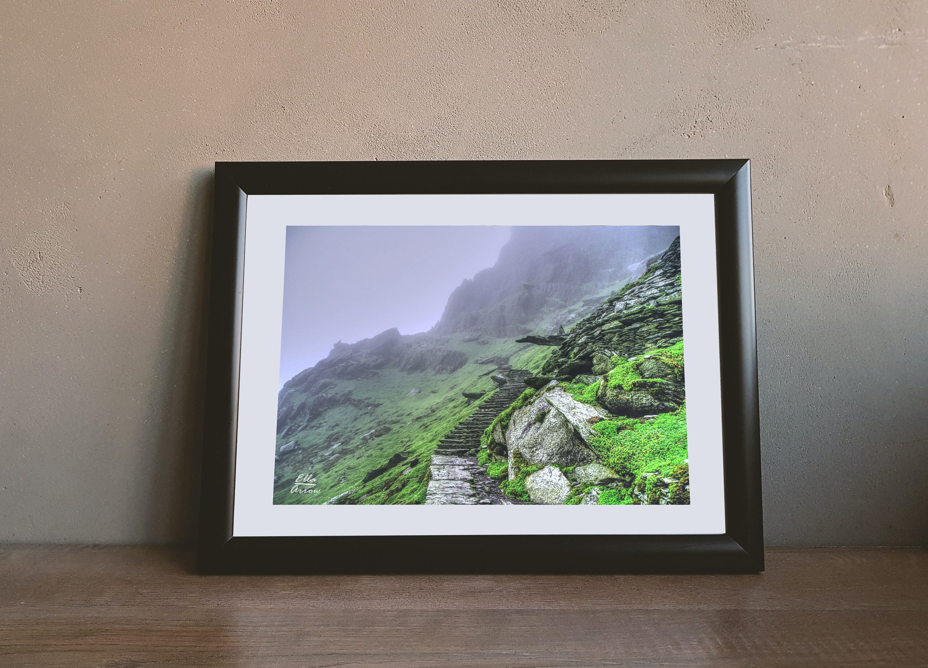 Skellig Michael Staircase Print, Ireland Ruins Photo, Fantasy Nature ...
