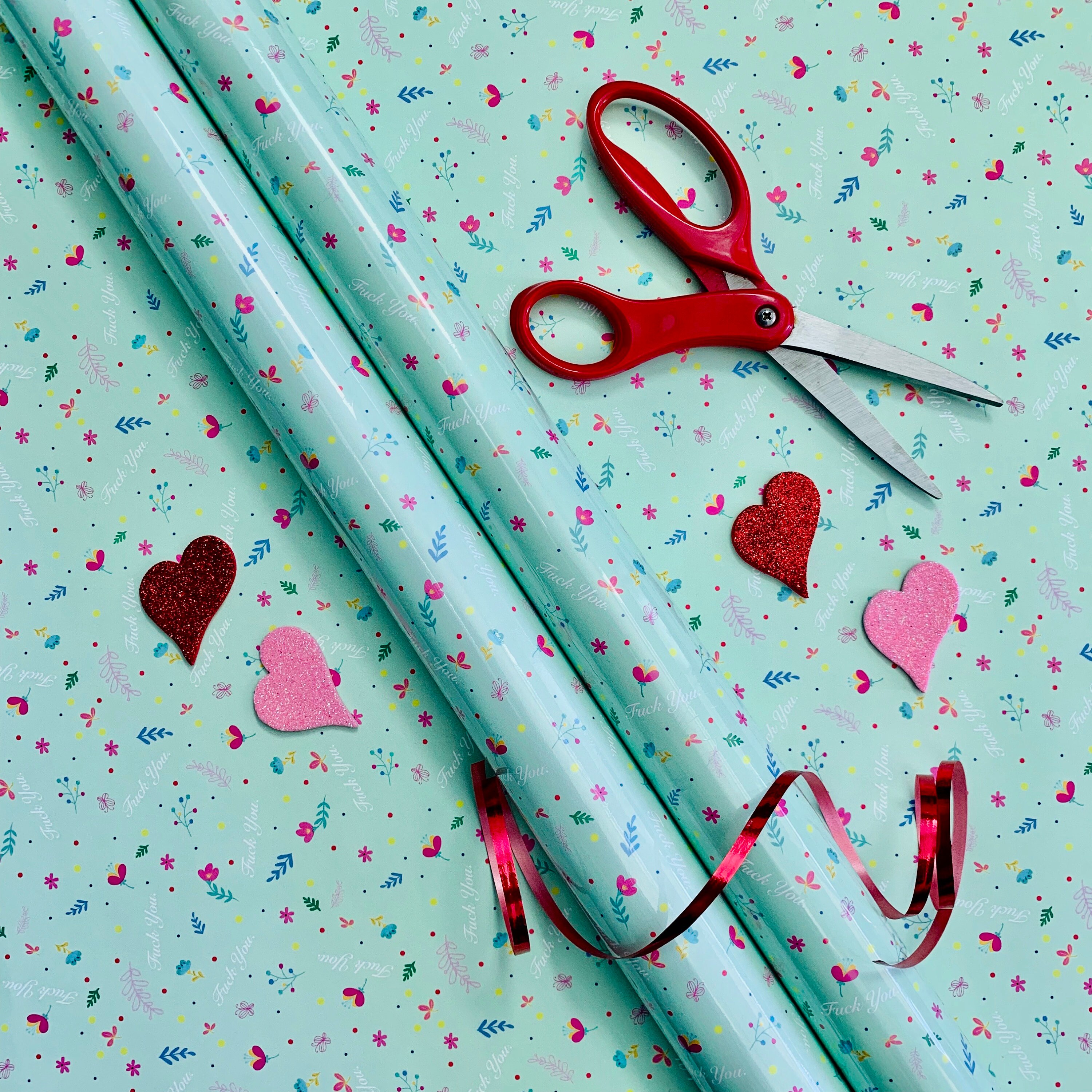 Funny Wrapping Paper FK You Gift Wrap. - Etsy