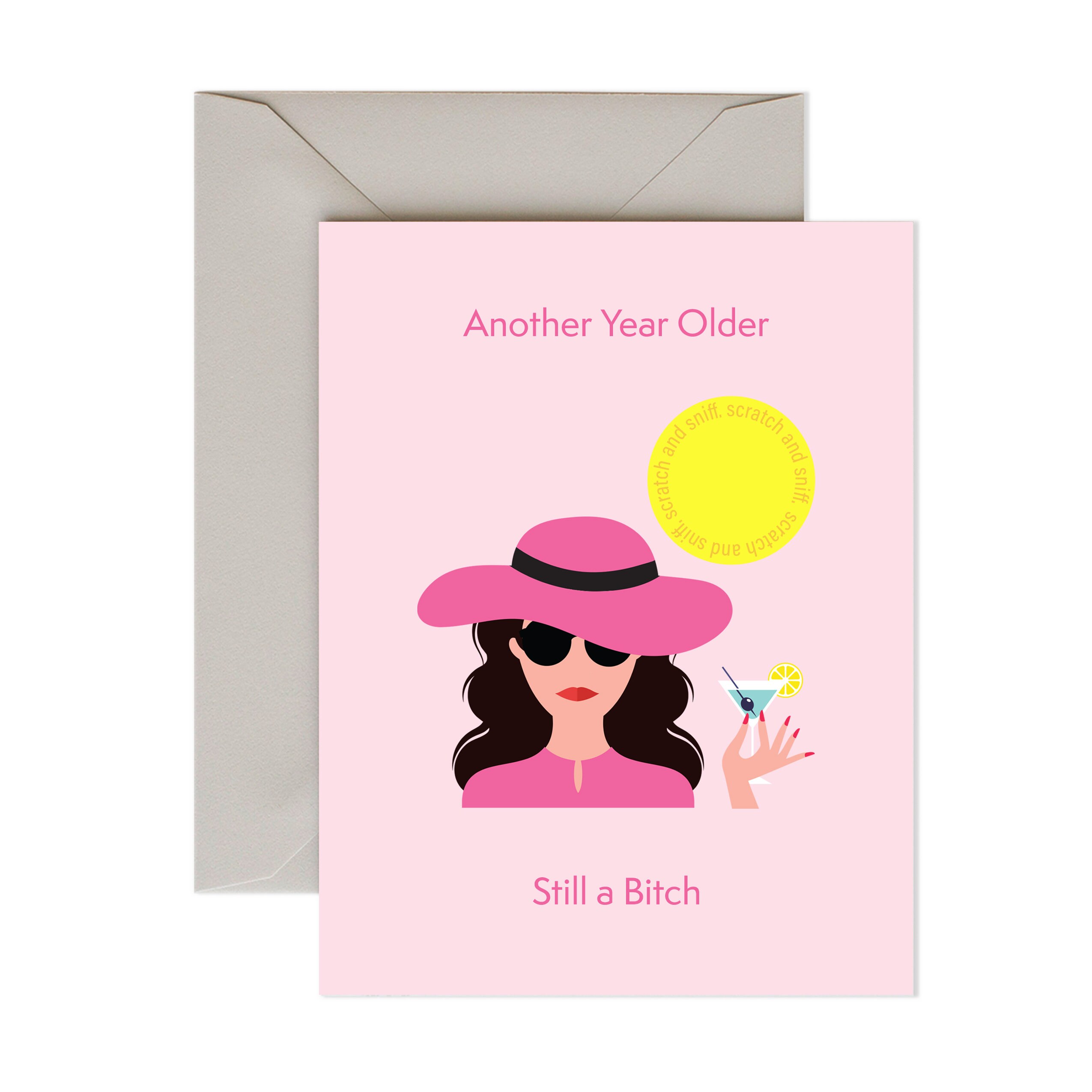 Funny Scratch and Sniff Birthday Card - AGING UP - - Etsy Singapore