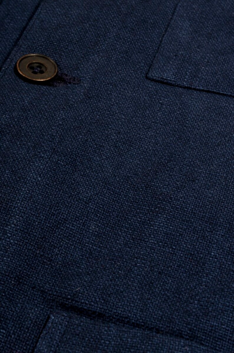 Indigo Jacket Fully Lined /men's Indigo Jacket / Winter - Etsy