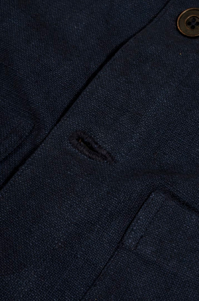 Indigo Jacket Fully Lined /men's Indigo Jacket / Winter - Etsy