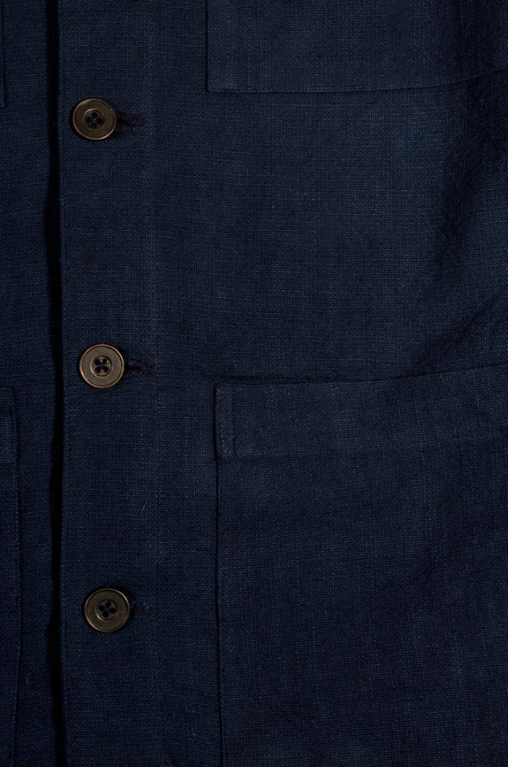 Indigo Jacket Fully Lined /Men's Indigo Jacket / Winter | Etsy