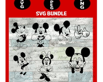 Mickey Flipping the Bird | Etsy