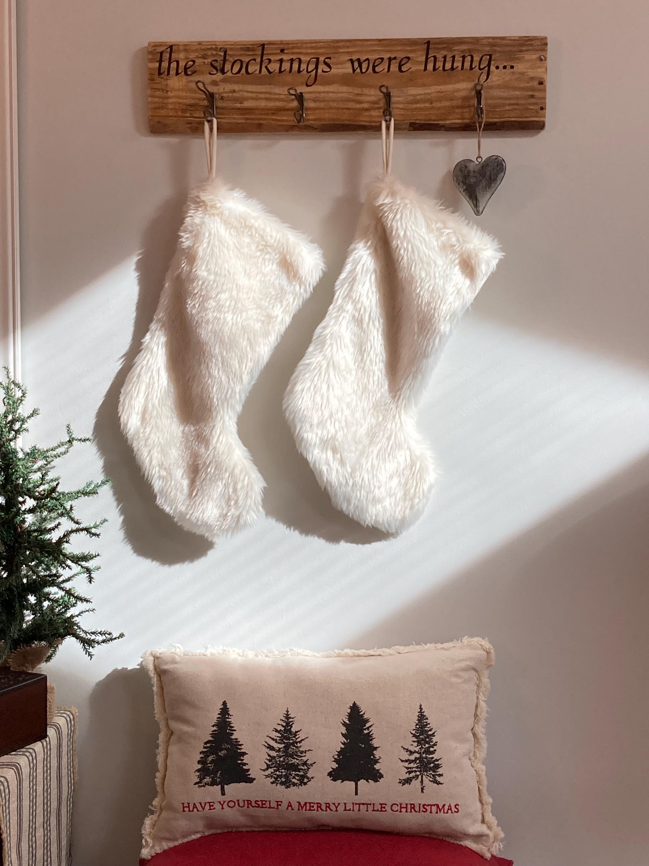 Christmas Stocking Hanger Sign. Christmas Sign for Stockings. Stocking ...