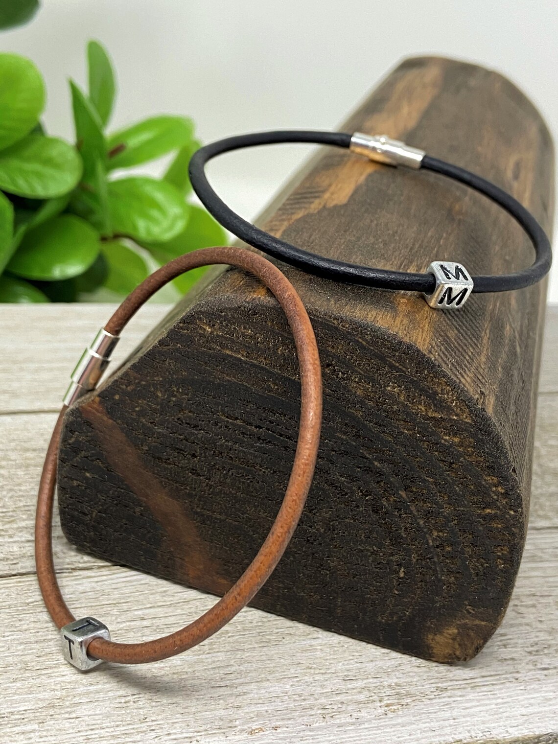 Men's Bracelet Couples Bracelets Men's Initial | Etsy