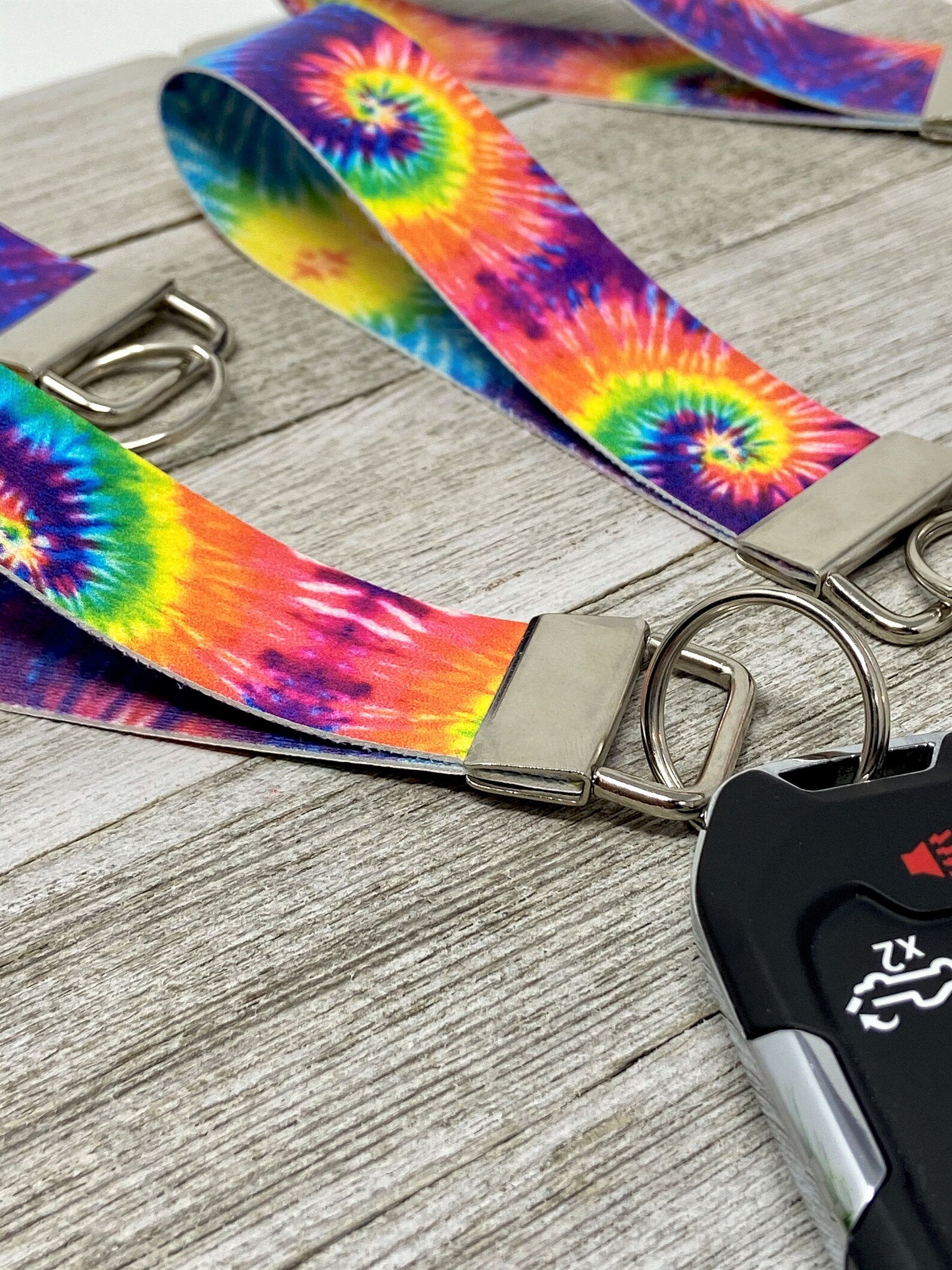 Tie Dye Key Chain Tie Dye Key Fob Tie Dye Wristlet Key - Etsy.de