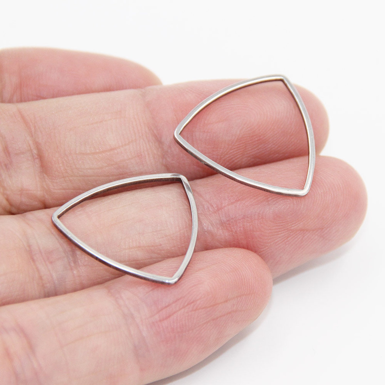 Stainless Steel Triangle Connectors Triangle Ring Links Gold - Etsy