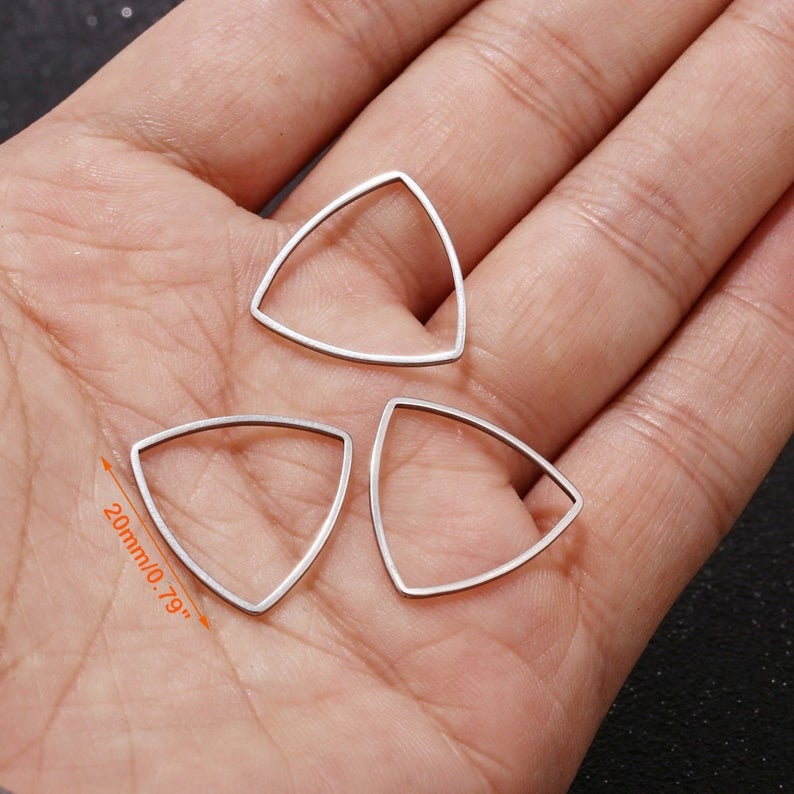 Stainless Steel Triangle Connector - Etsy