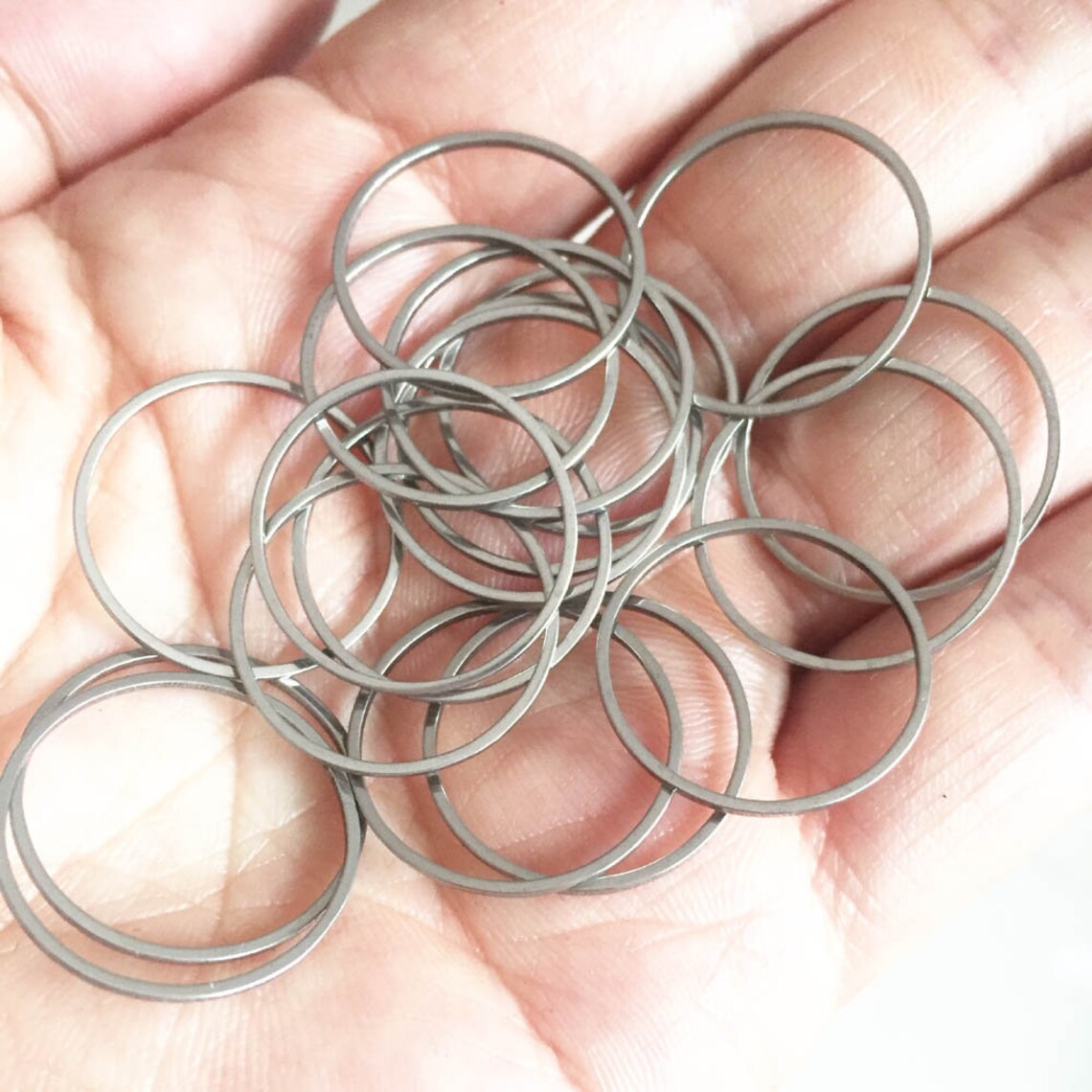 High Quality Stainless Steel Gold Plated Circle Connectors | Etsy