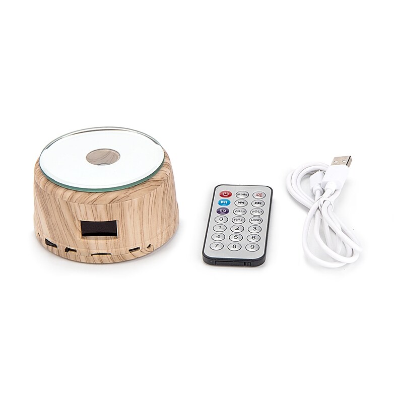 Personalized Photo Rotating Music Box With Crystal Bluetooth - Etsy