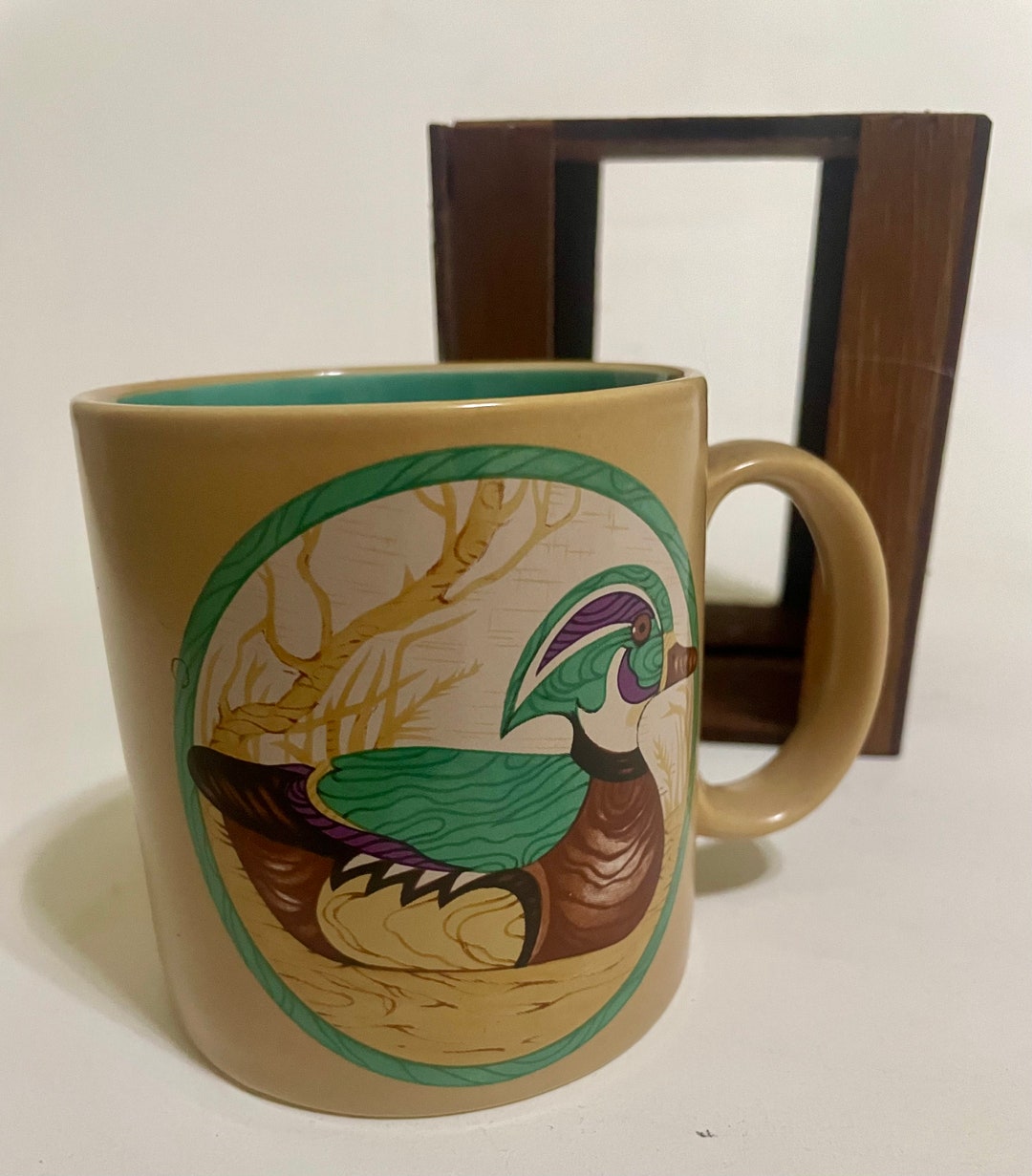 Applause 1985 Mallard Duck Print Ceramic Coffee Mug New With Crate - Etsy