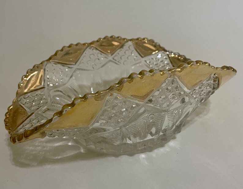 Duncan Miller Ladders and Diamonds Gold Trim Bon Bon Dish 1903-1904 - Etsy