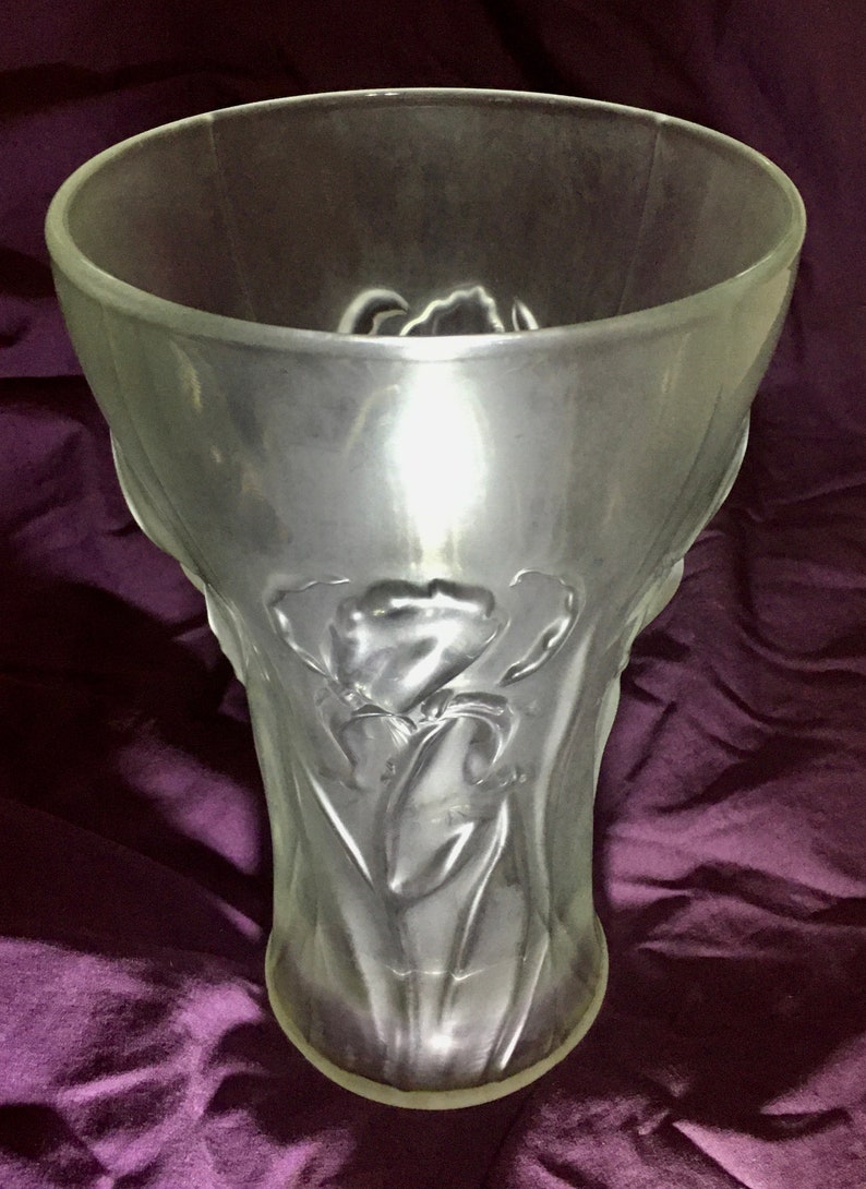 Weil Barolac Josef Inwald Satin Iris Vase 10" - Etsy