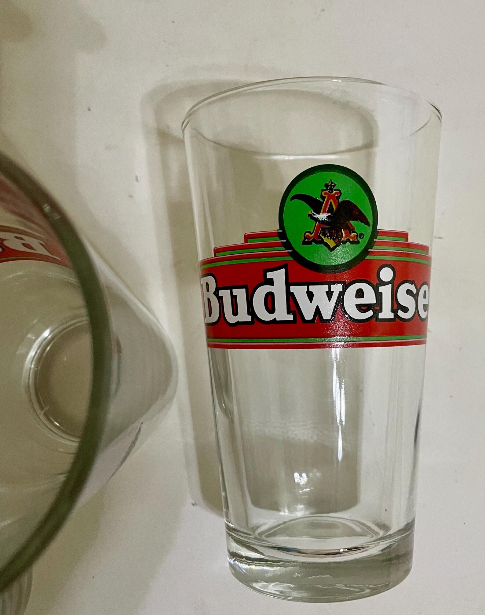 Budweiser Official Product Glass Set of Four - Etsy