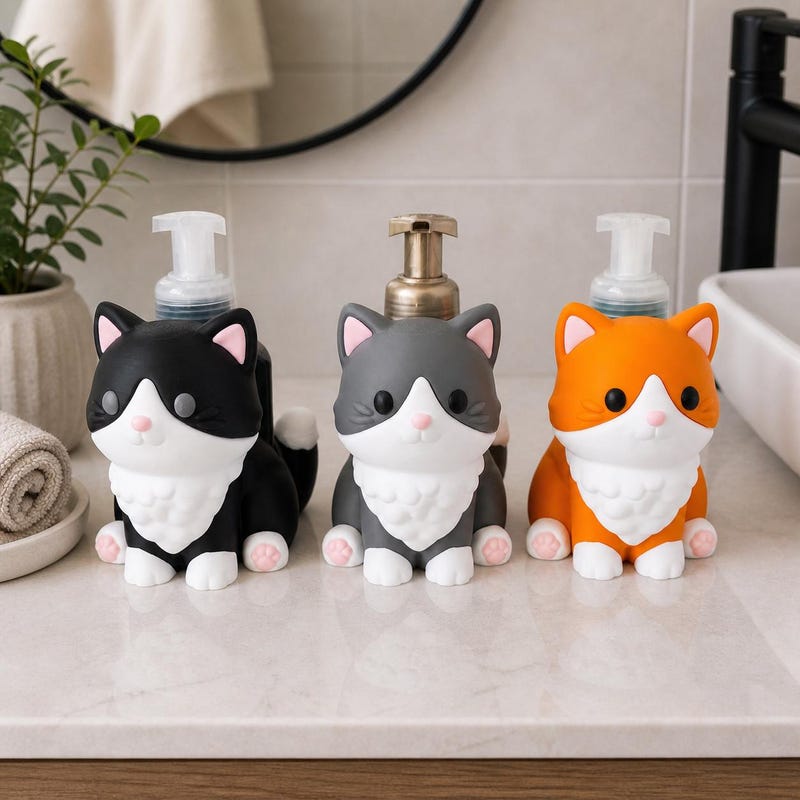 Plastic Cat Sculpture - Etsy