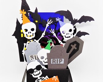 Halloween Pop up Box - Etsy