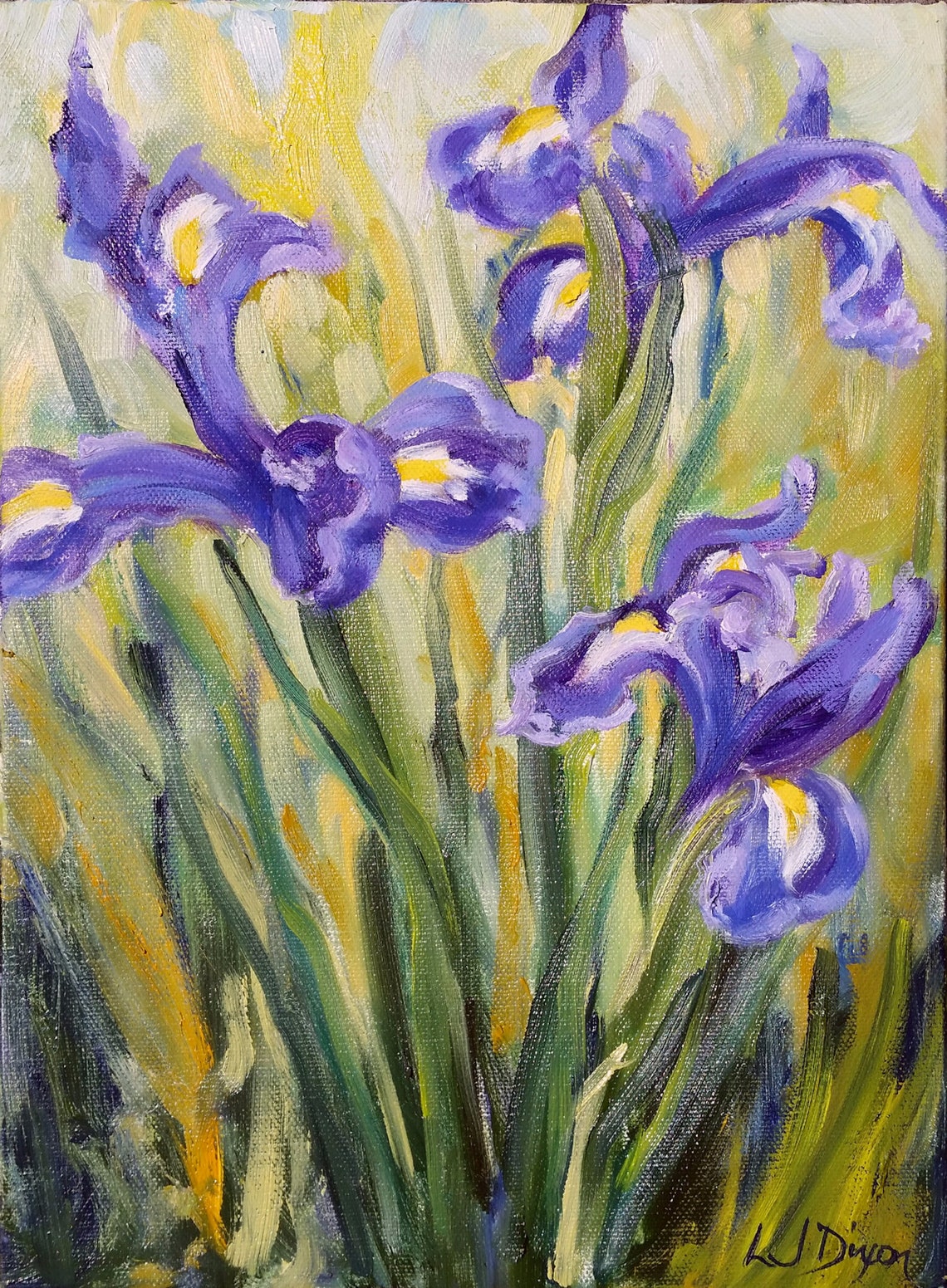 Purple Dutch Iris - Etsy